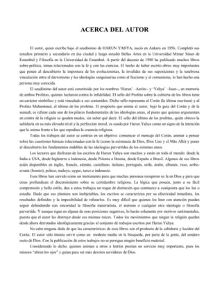 Yahya harun la creacion del universo | PDF