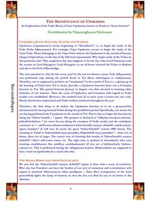 Yajurupaakarma | PDF