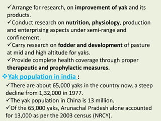 NUTRITION ON YAK | PPTX