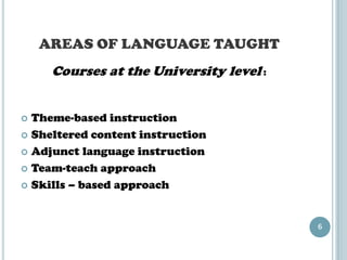 content based instruction | PPT