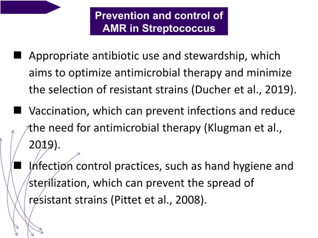 Antimicrobial resistance in STREPTOCOCCUS SPP | PPT
