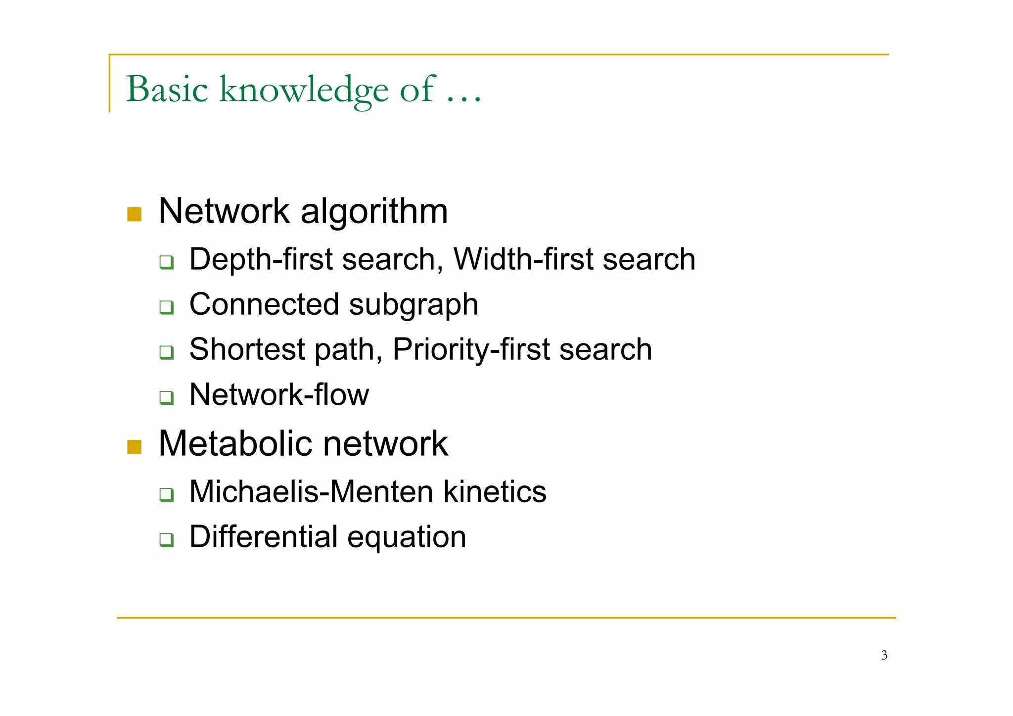 Metabolic Network Analysis Pdf Biological Sciences Science