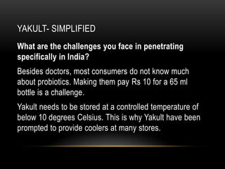 Yakult | PPTX