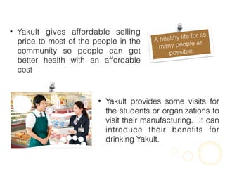 Yakult Operation Management simple presentation | PDF
