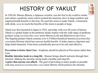 Yakult Danone India Pvt Ltd Mumbai | PPTX