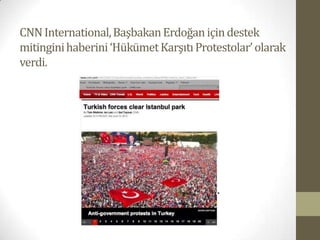 Gezi Parkı Protestoları Esnasında Sosyal Medyadaki Dezenformasyonlar | PPTX