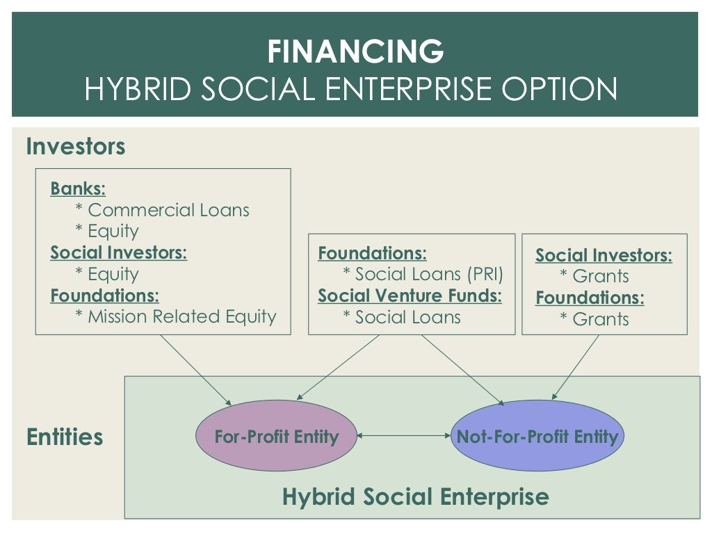 FINANCING HYBRID SOCIAL ENTERPRISE OPTION