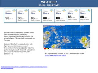 Yale - Tulane ESF-8 MOC Special Report - Bohol Philippines Earthquake ...