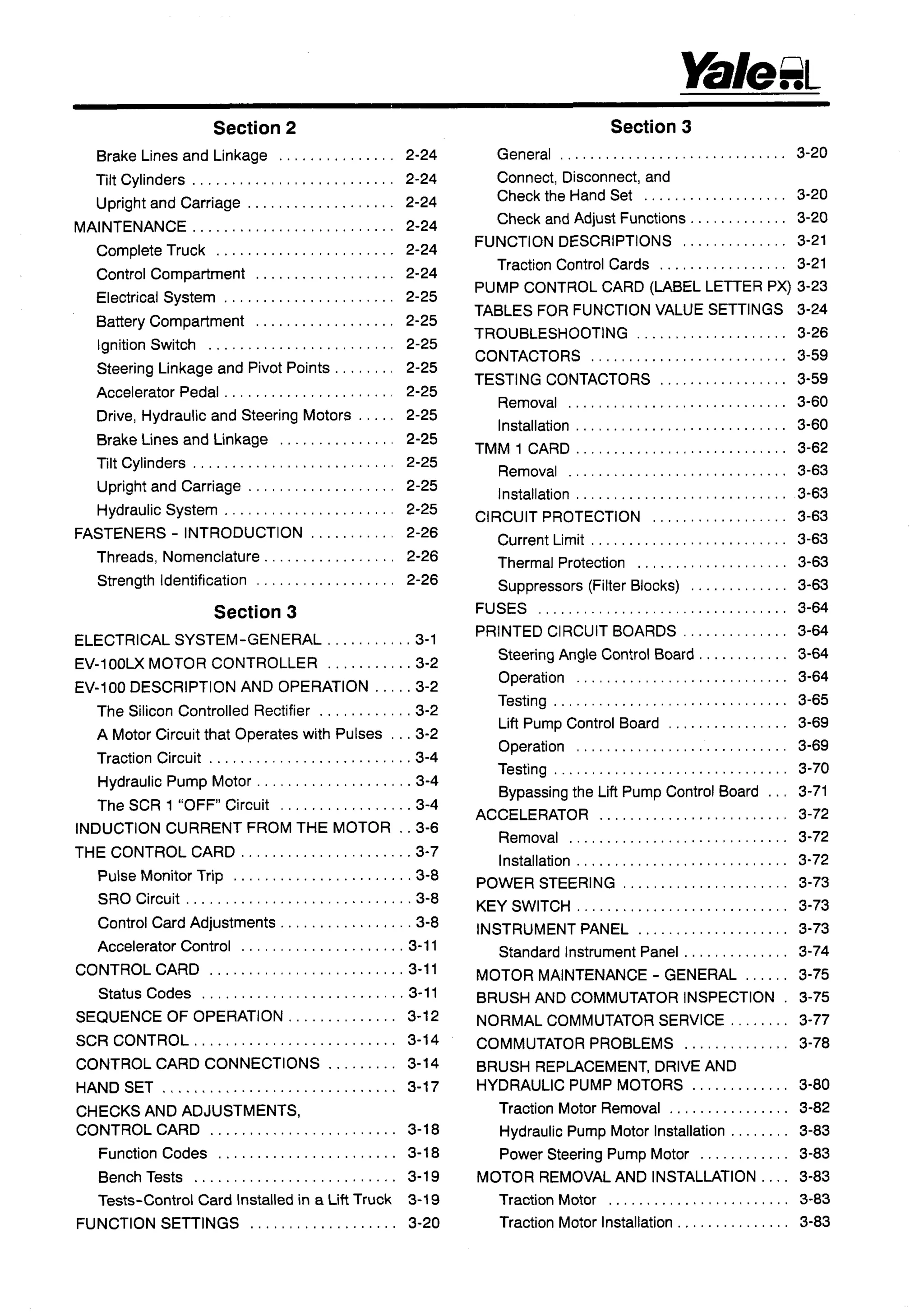 Yale (a807) erp16 20 atf forklift service repair manual | PDF