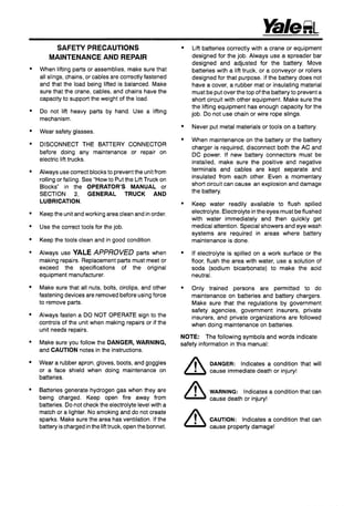 Yale (a807) erp16 20 atf forklift service repair manual | PDF