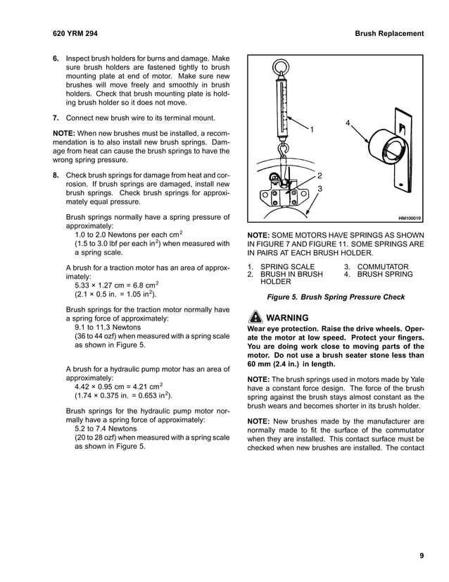 Yale a883 esc030 fa forklift service repair manual | PDF
