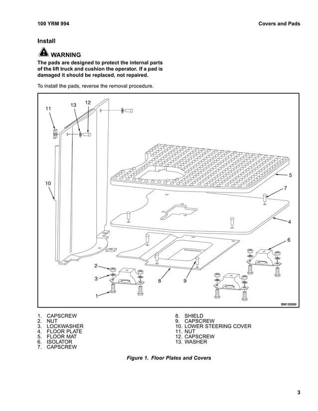 Yale a883 esc030 fa forklift service repair manual | PDF