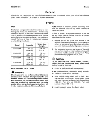 Yale a883 esc040 fa forklift service repair manual | PDF