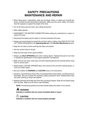 Yale a888 erp15 rcf lift truck service repair manual | PDF
