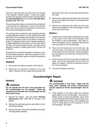 Yale a888 erp15 rcf lift truck service repair manual | PDF