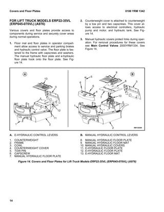 Yale (a938) erc50 vhs lift truck service repair manual | PDF