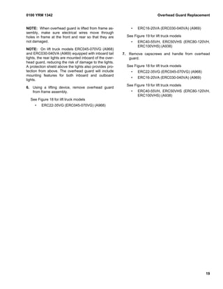 Yale (a938) erc50 vhs lift truck service repair manual | PDF