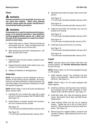 Yale a967 glc050 lx lift truck service repair manual | PDF