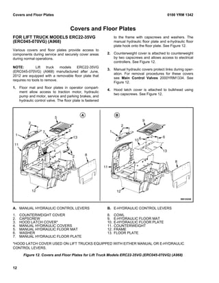 Yale a976 erp35 vl lift truck service repair manual | PDF