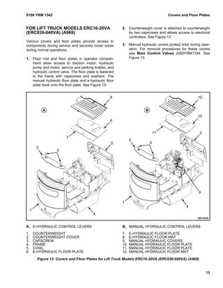 Yale a976 erp35 vl lift truck service repair manual | PDF
