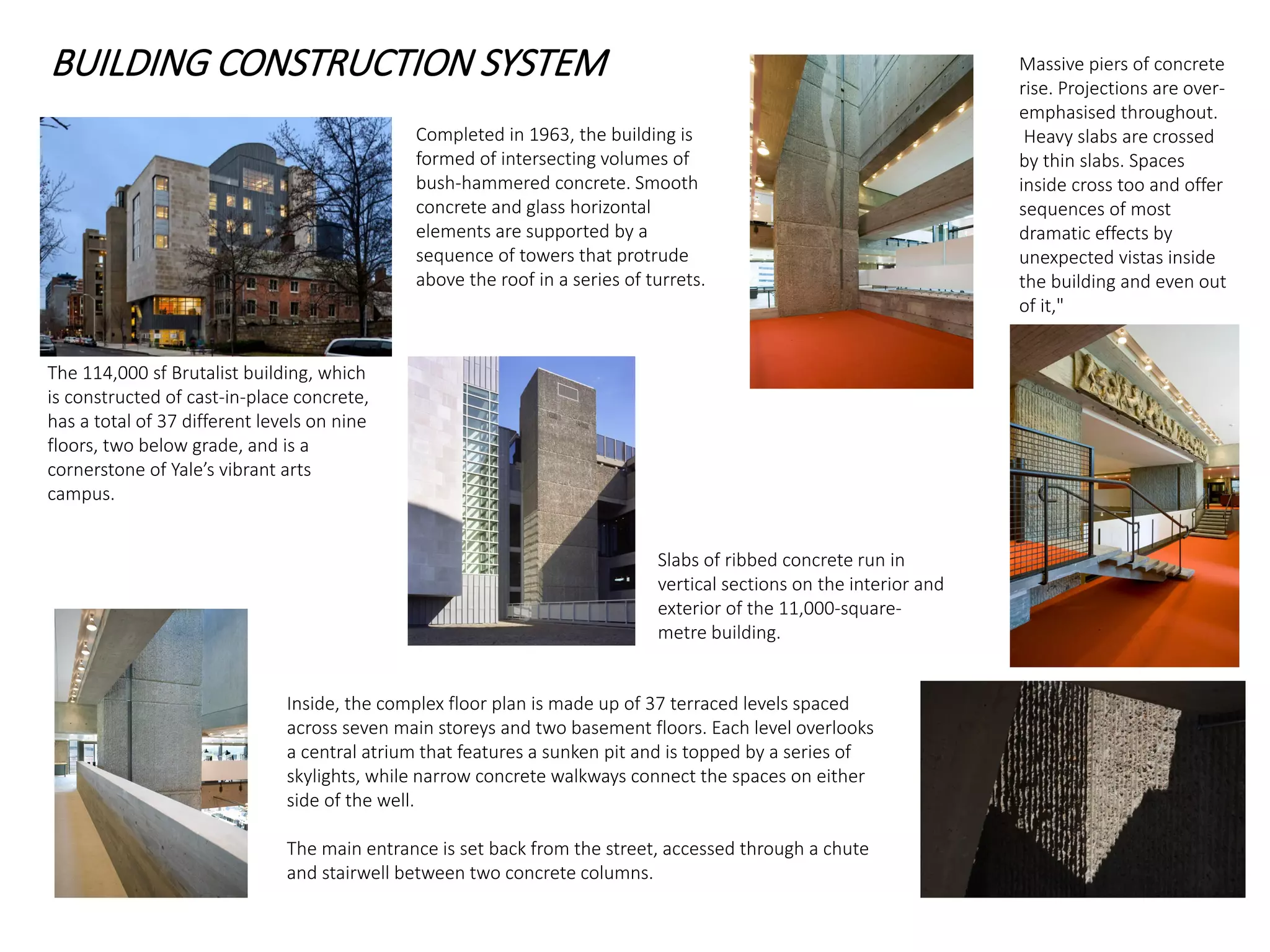 Yale Art + Architecture Building - Case Study | PDF