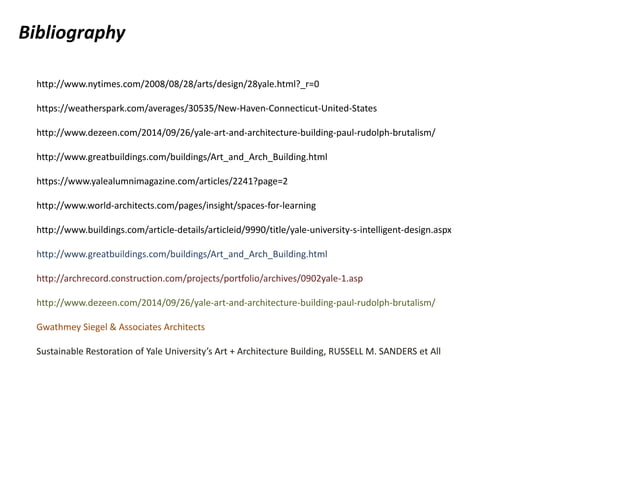 Yale Art + Architecture Building - Case Study | PDF