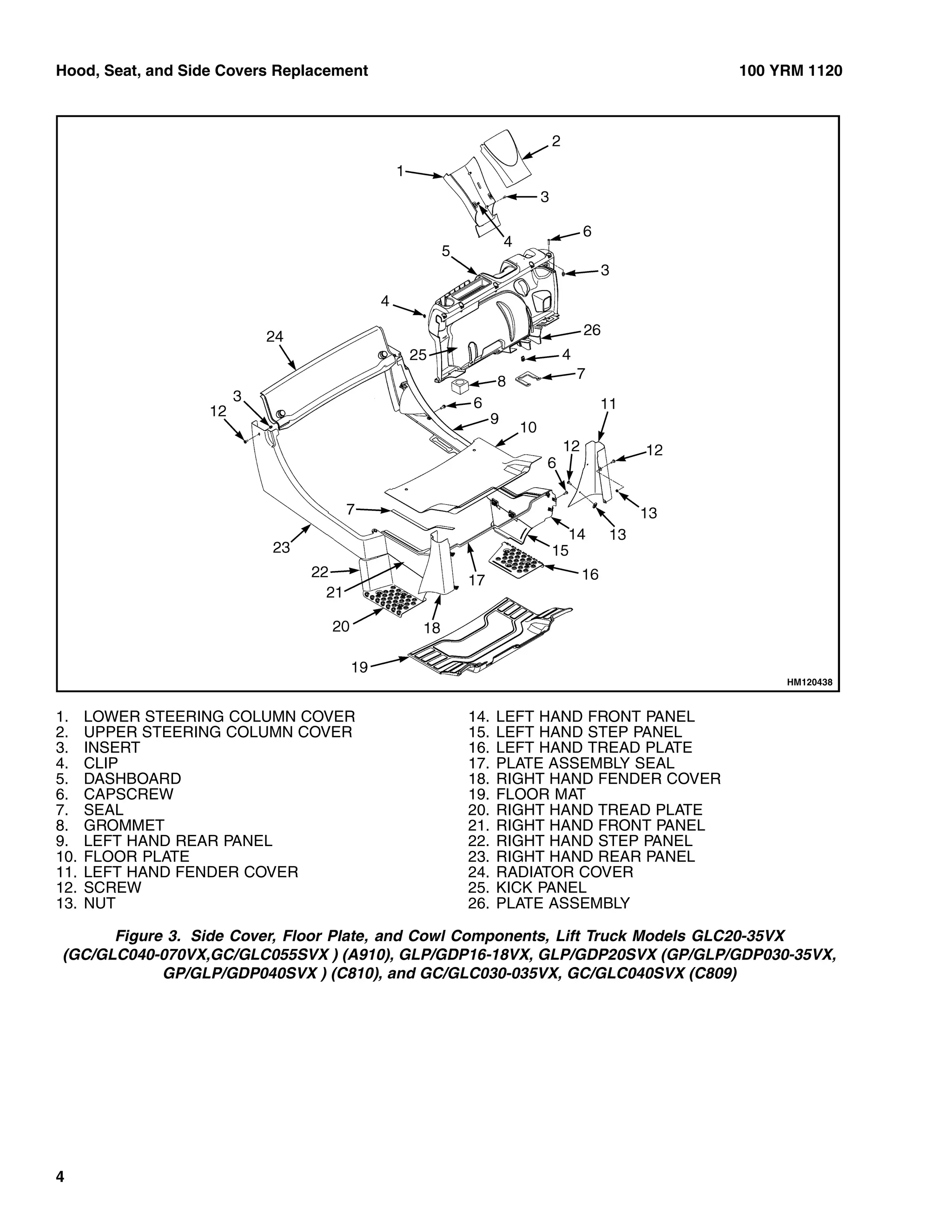 Yale b875 glp040 vx lift truck service repair manual | PDF
