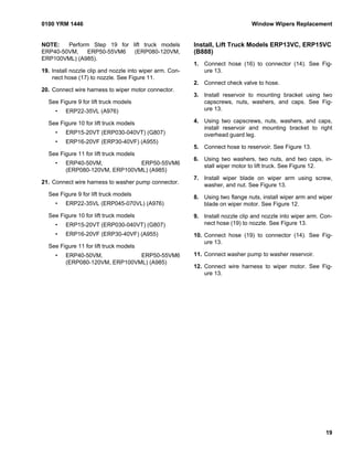 Yale b888 erp13 vc lift truck service repair manual | PDF