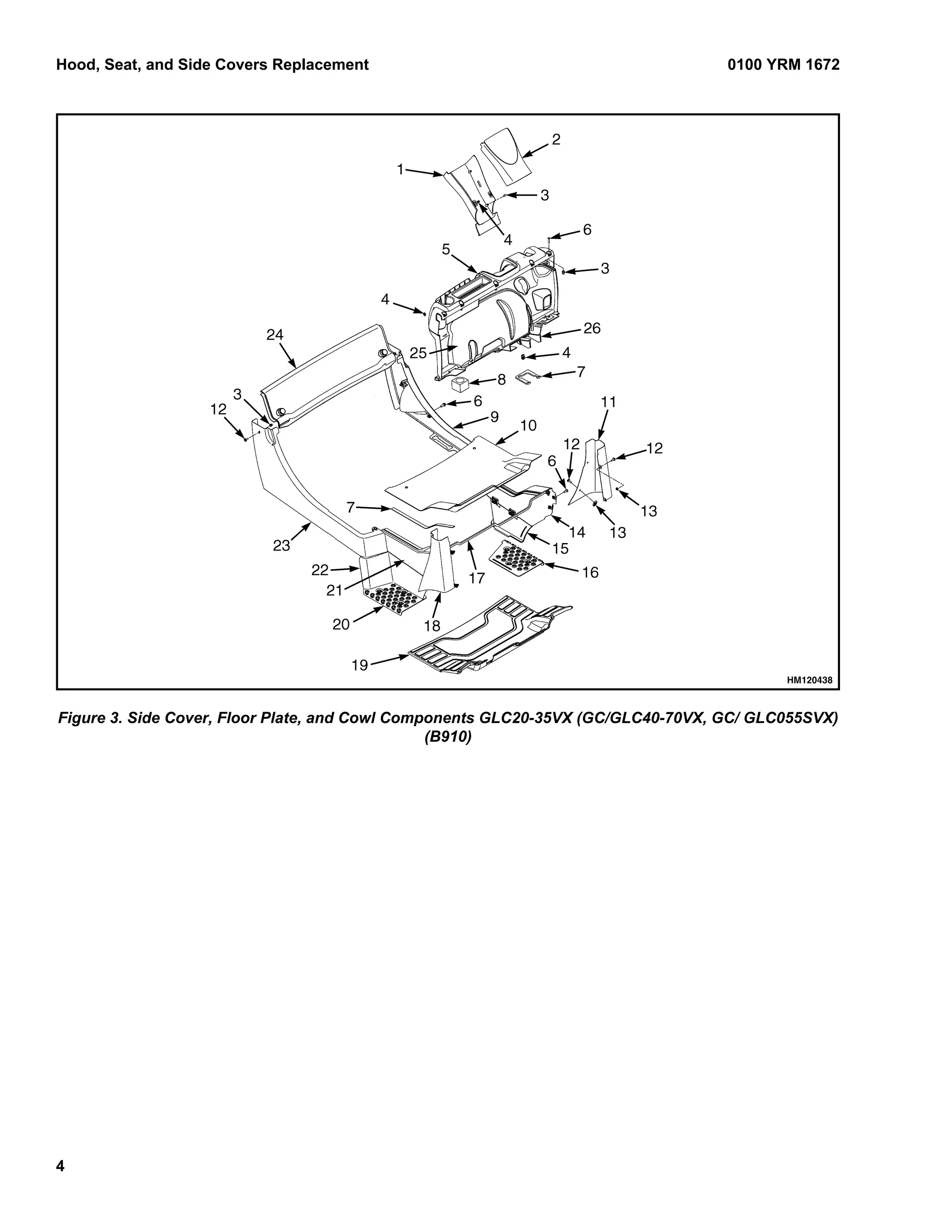 Yale (b910) glc050 vx lift truck service repair manual | PDF