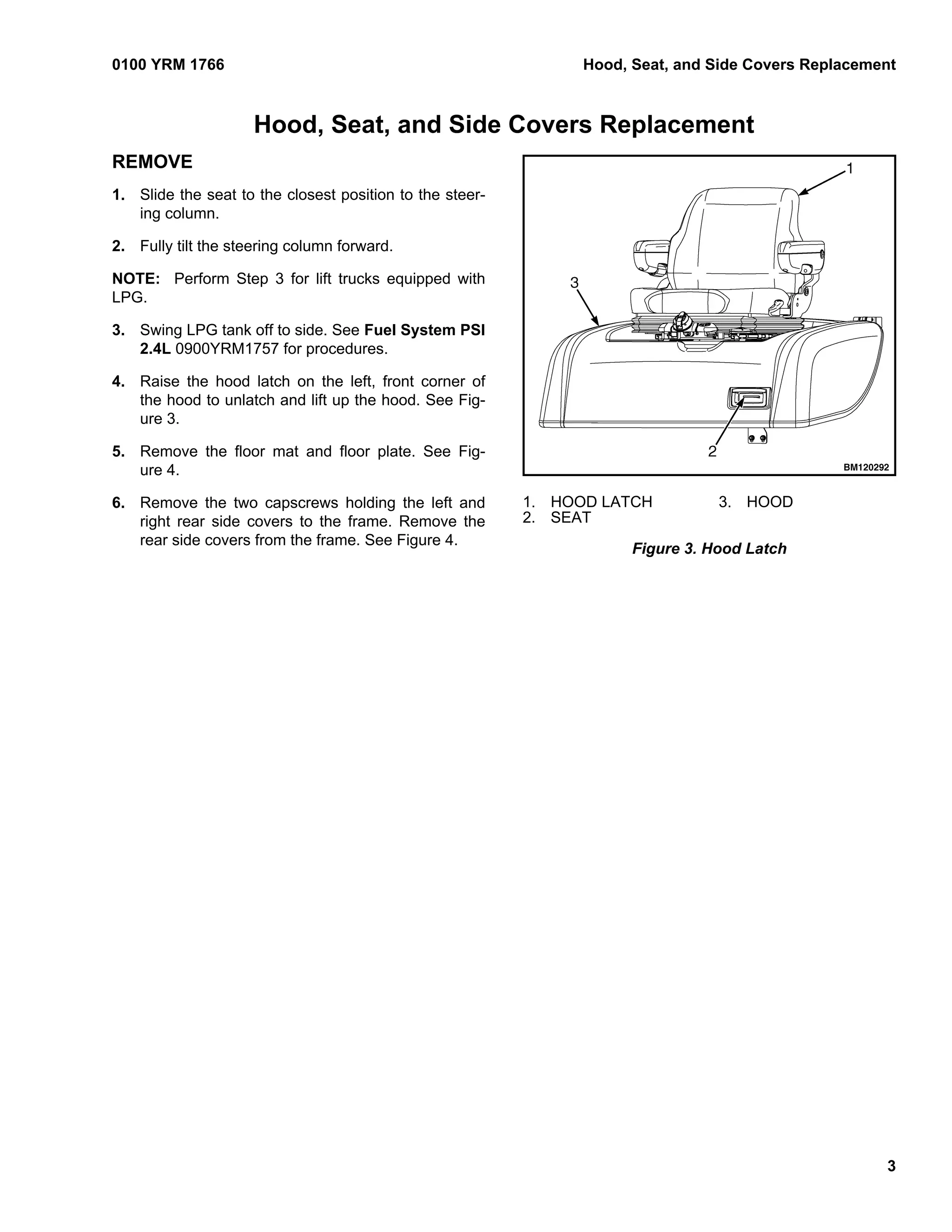 Yale b967 glc050 lx lift truck service repair manual | PDF