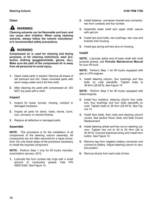 Yale b967 glc050 lx lift truck service repair manual | PDF