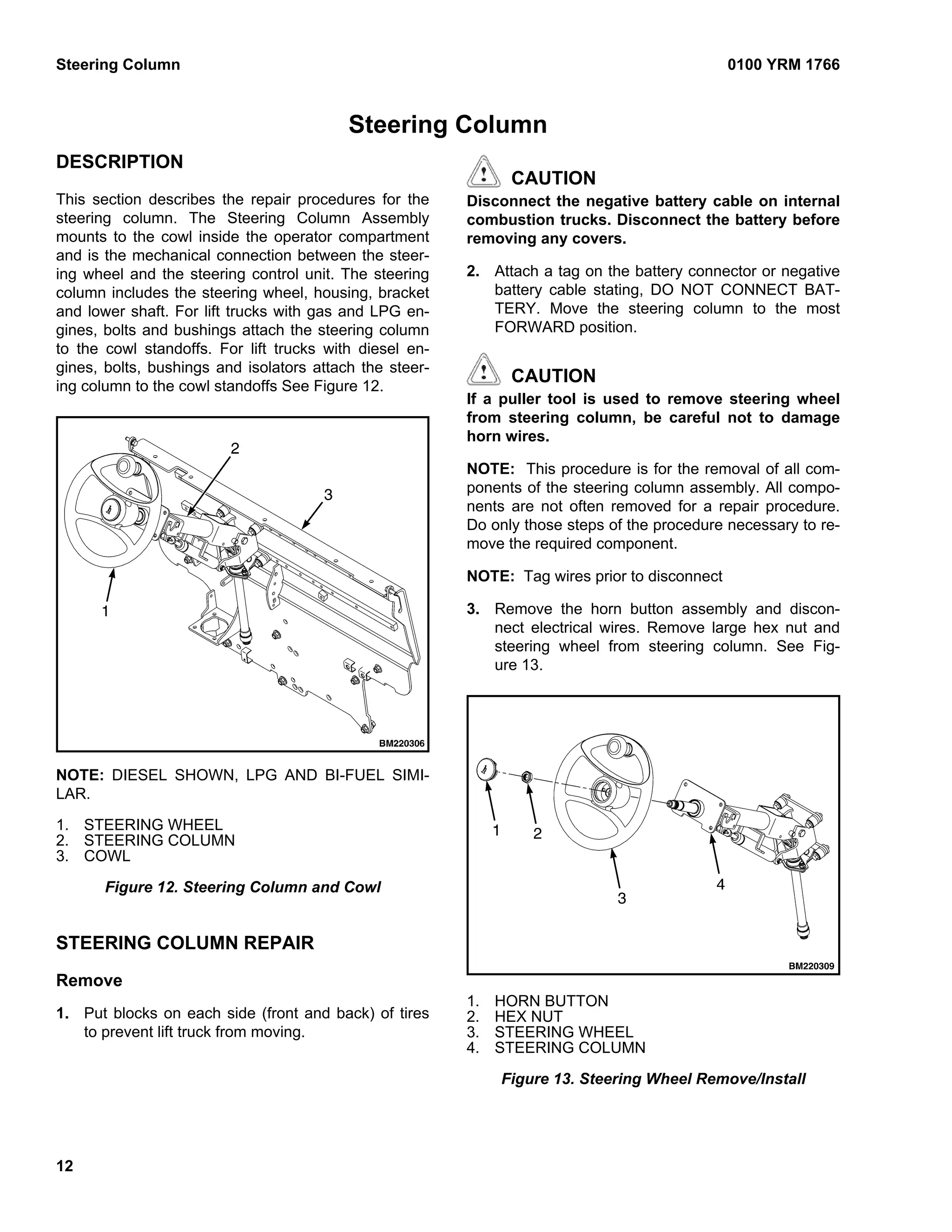 Yale b974 gdp25 lx lift truck service repair manual | PDF