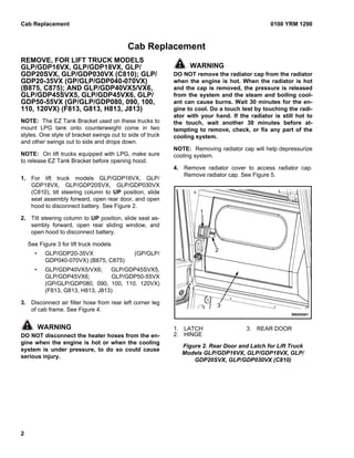 Yale (c875) gtp50 vx lift truck service repair manual | PDF