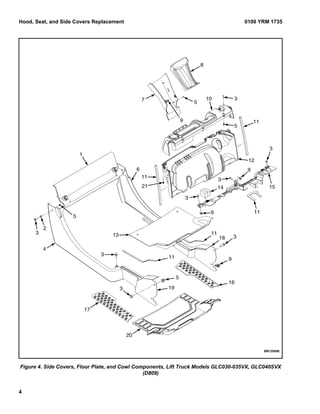 Yale d809 glc030 vx lift truck service repair manual | PDF