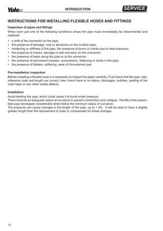 Yale (d849) mr20 lift truck service repair manual | PDF | First Aid | Injuries