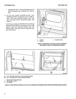 Yale (d875) gp050 vx lift truck service repair manual | PDF