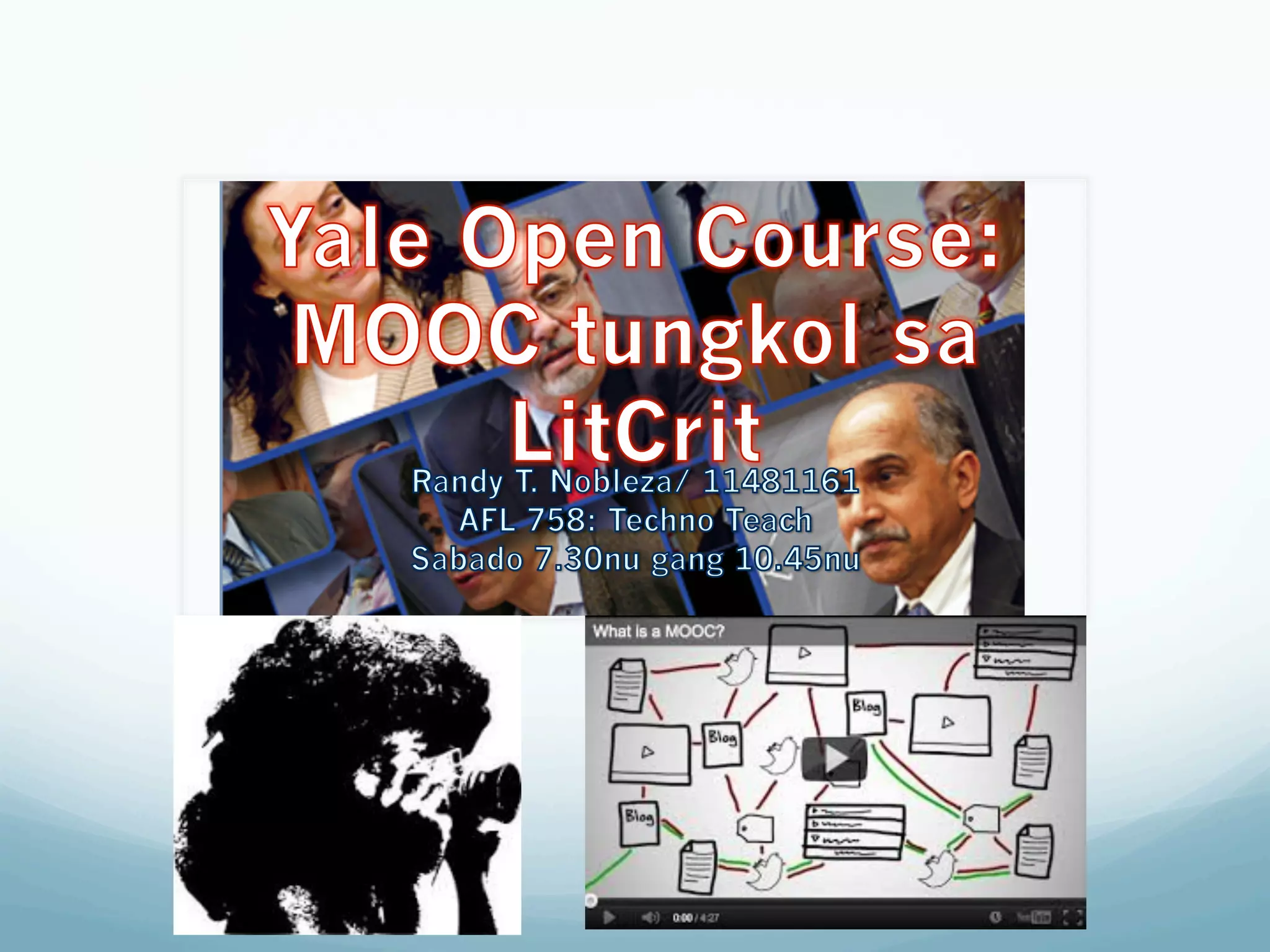 Yale Open Course and Open Sourse | PDF