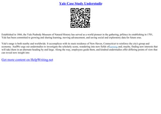 Yale Open Courses | PDF