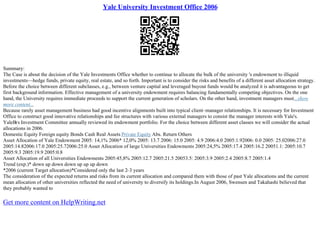 Yale Open Courses | PDF
