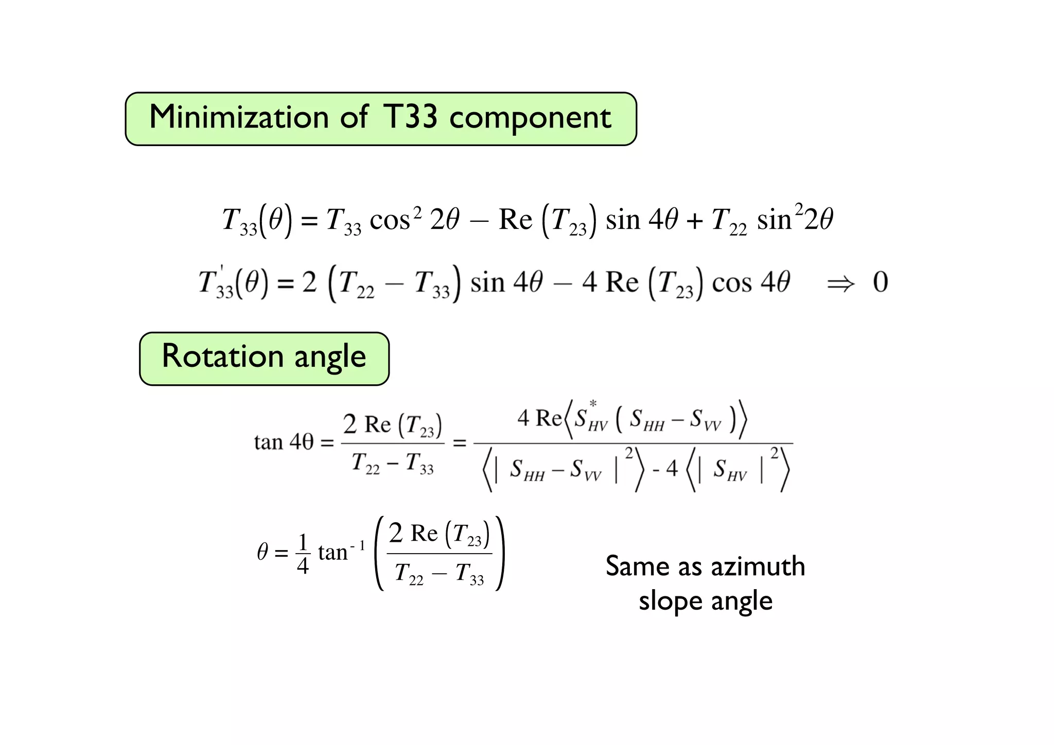 TU4.L09 - FOUR-COMPONENT SCATTERING POWER DECOMPOSITION WITH ROTATION OF COHERENCY MATRIX | PDF