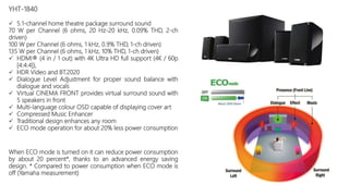 Yamaha Audio Systems - Intelligent Audio Systems | PPTX