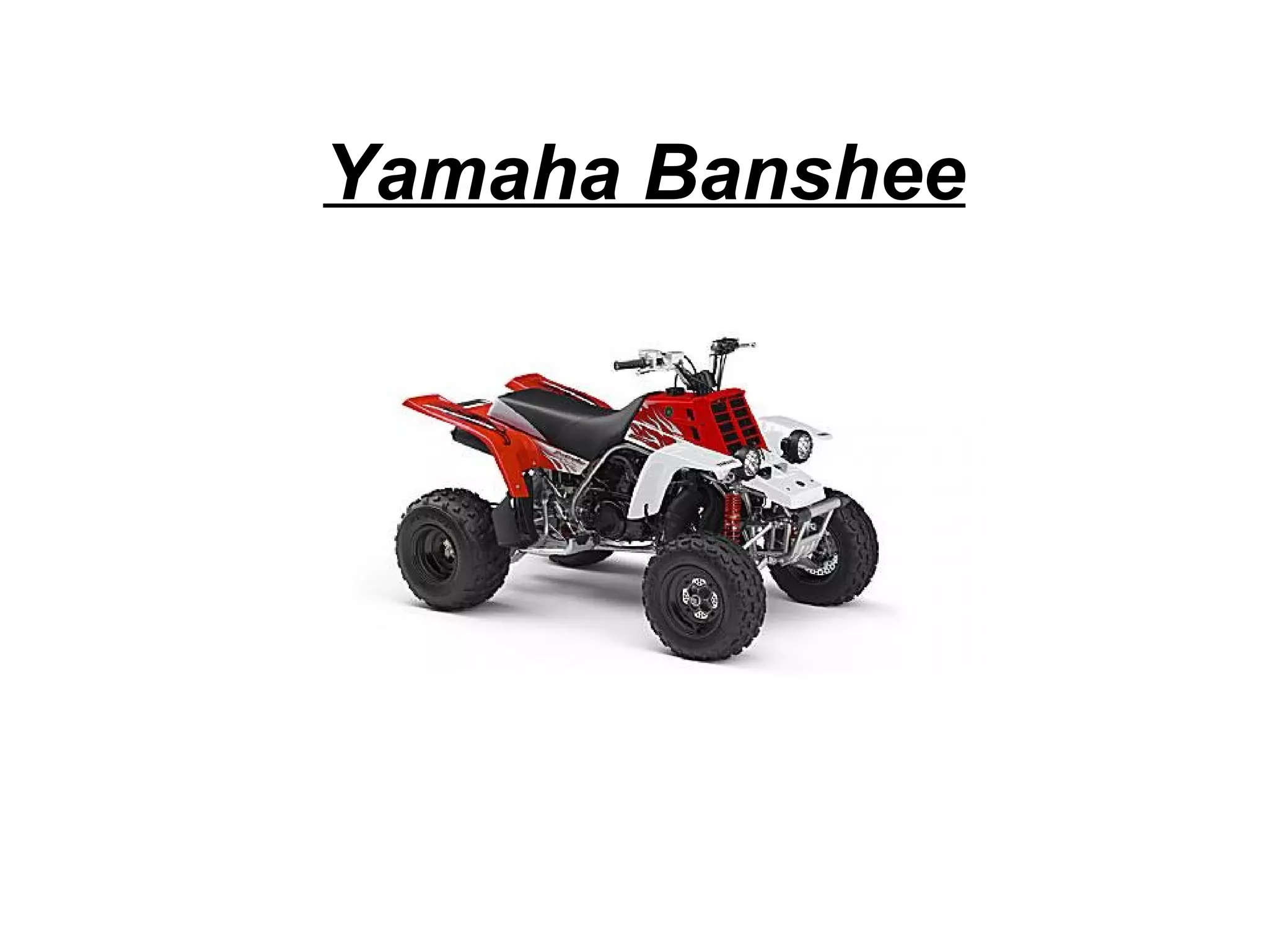 Yamaha banshee | PPT