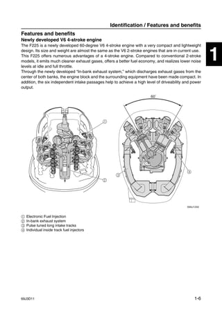 Yamaha f225 aet outboard service repair manual u 150101 | PDF