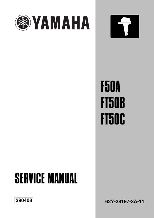 Yamaha f50 aet outboard service repair manual x 700700 | PDF