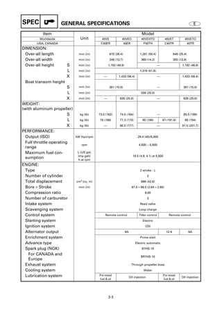 Yamaha outboard 40 veto, 40tr service repair manual l 544974 | PDF