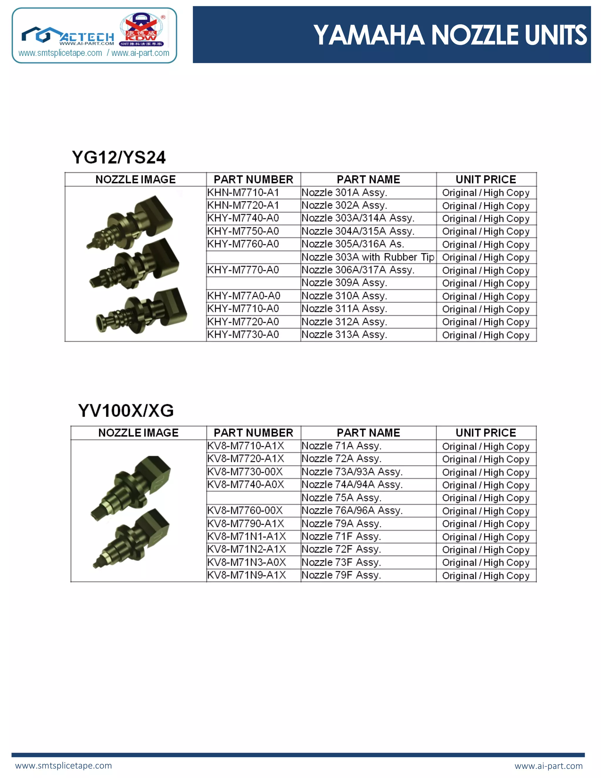 Yamaha SMT Products by Mactech | PDF