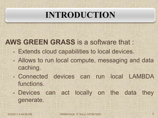 AWS Greengrass | PPT
