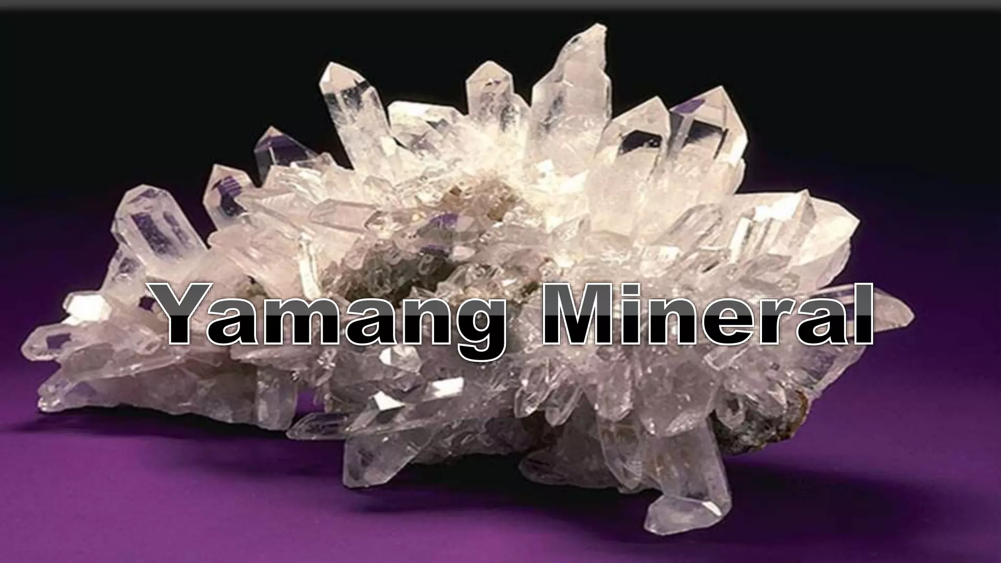 Yamang mineral | PPTX