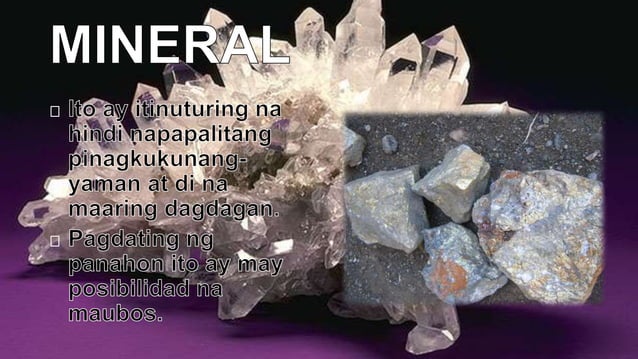 Yamang mineral
