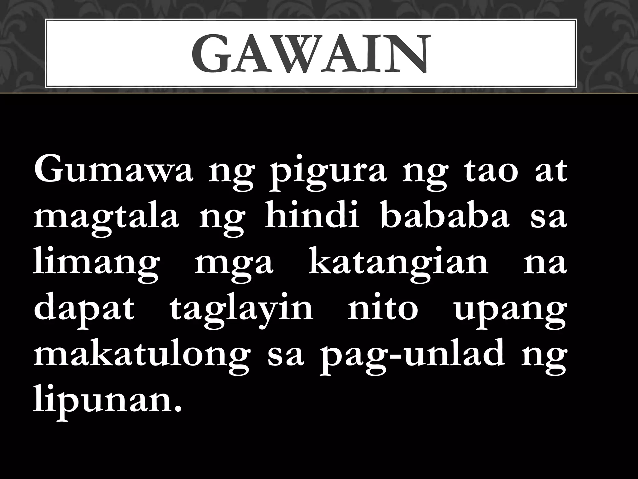 Yamang Tao, Populasyon, at Mga Indikasyon sa Pag-unlad | PPTX